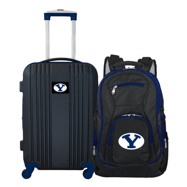 BYU Cougars Premium 2-Piece Backpack & Carry-On Set - Sports Unlimited