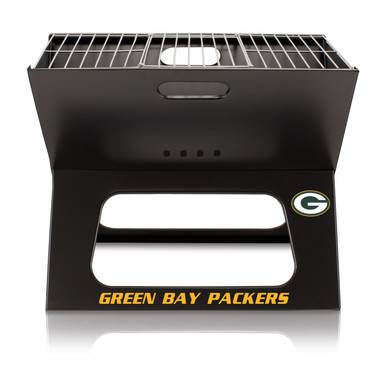 Green Bay Packers Portable Charcoal X-Grill - Sports Unlimited