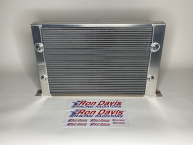 Custom DDRC Ron Davis Aluminum Radiator with Built in Heat Exchanger