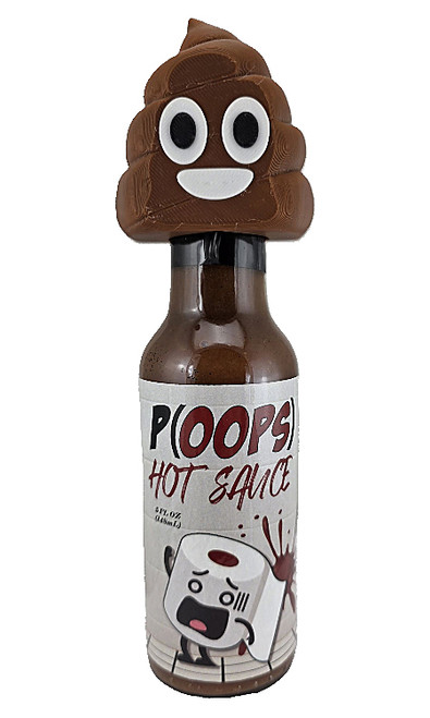 P(OOPS) Hot Sauce with Poop Emoji