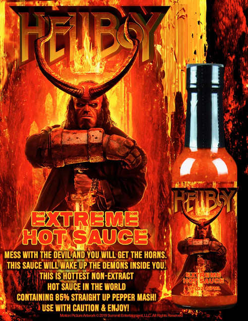 Hellfire Hellboy Extreme Hot Sauce
