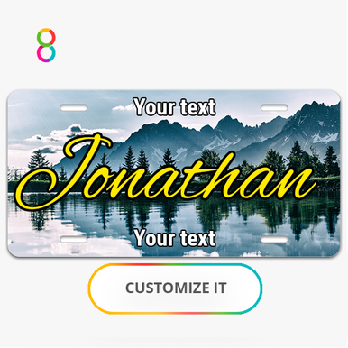 Personalized Novelty License Plate
