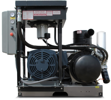 CAS 150 PSI RS503H126 50 HP Open Rotary Screw Air Compressor with 120 ...