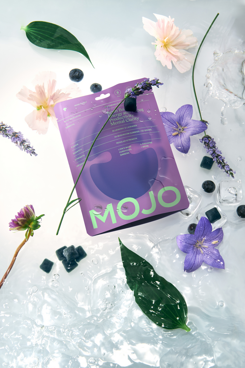 MOJO | Brain Boost Gummies | Blueberry Lavender - Acadia Canna & Kratom
