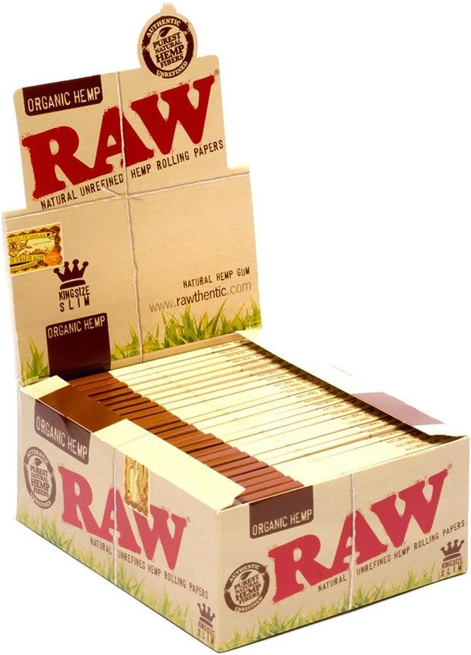RAW Natural Organic King Size Slim Rolling Papers