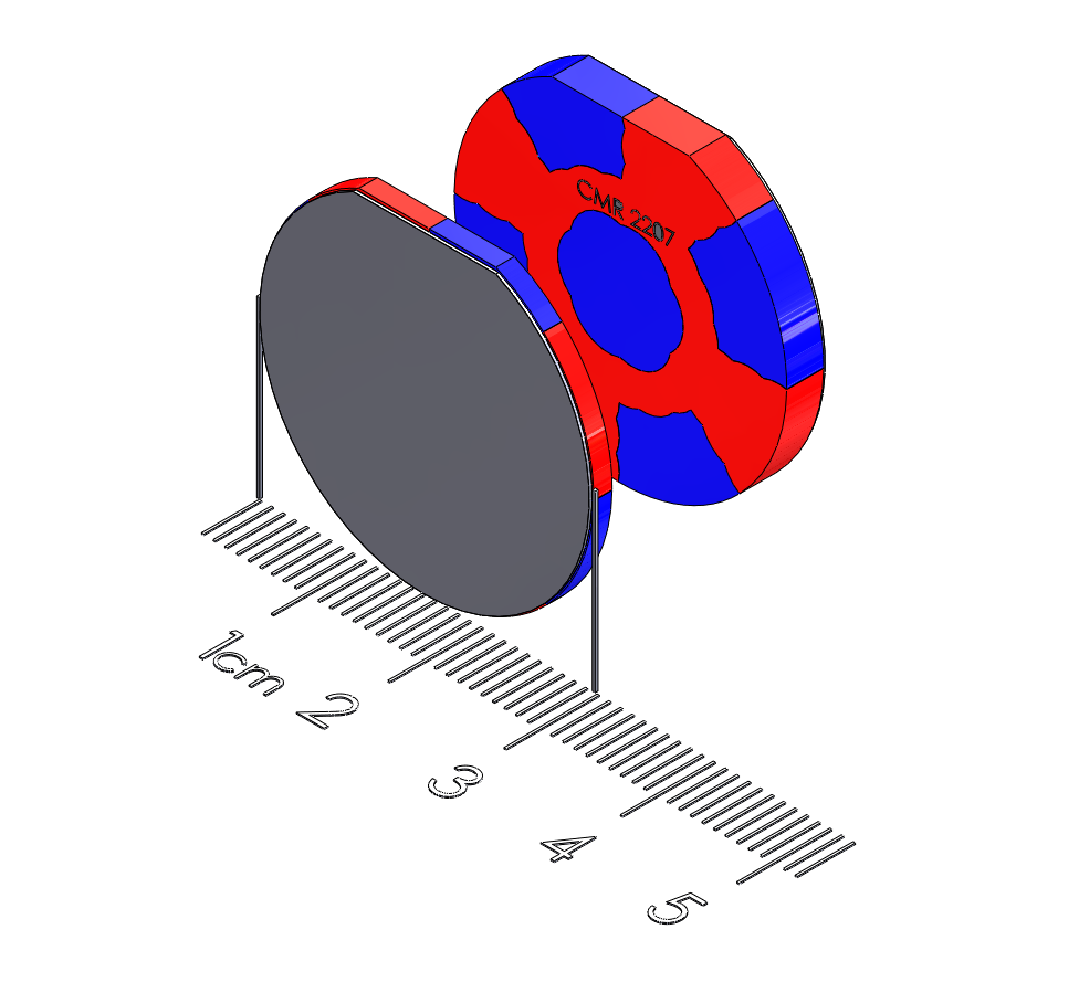 Mount Polymagnet Pair - Twist/Release - PolarStar Magnetics