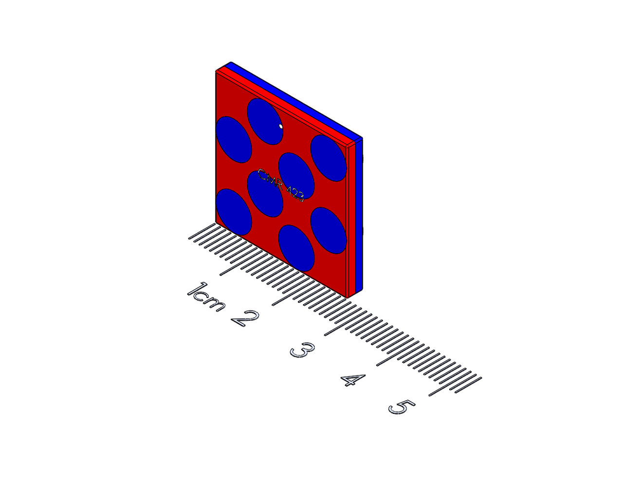 Attachment Polymagnet | Square | Medium Range | USA - PolarStar Magnetics