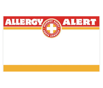 Allergy Alert Stickers (26) - Allergy Apparel™, LLC