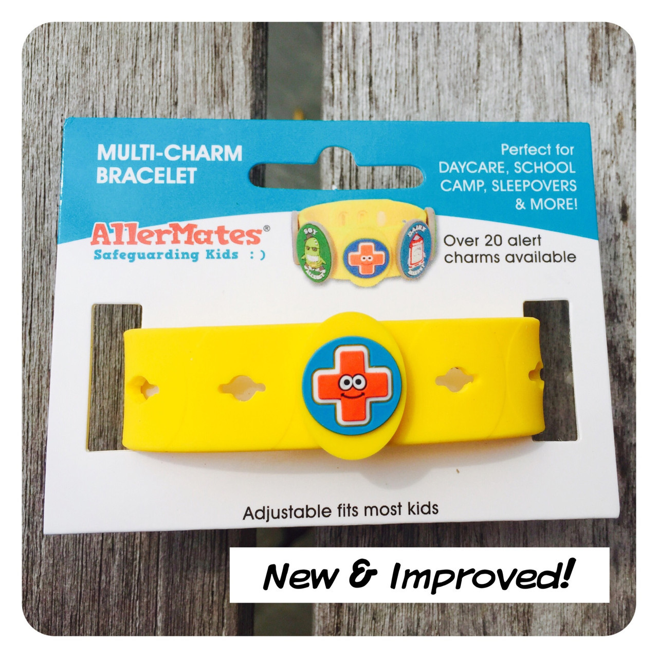 Allermates Multi Charm Allergy Bracelet (Bracelet Only) - Allergy ...