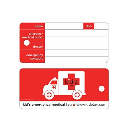 Medical tag | Emergency ID Tag | Medical Alert Tags | Med alert