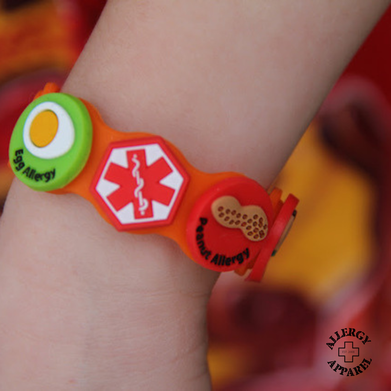 Bee Allergy Allerbling Charm: Bee Allergy Band