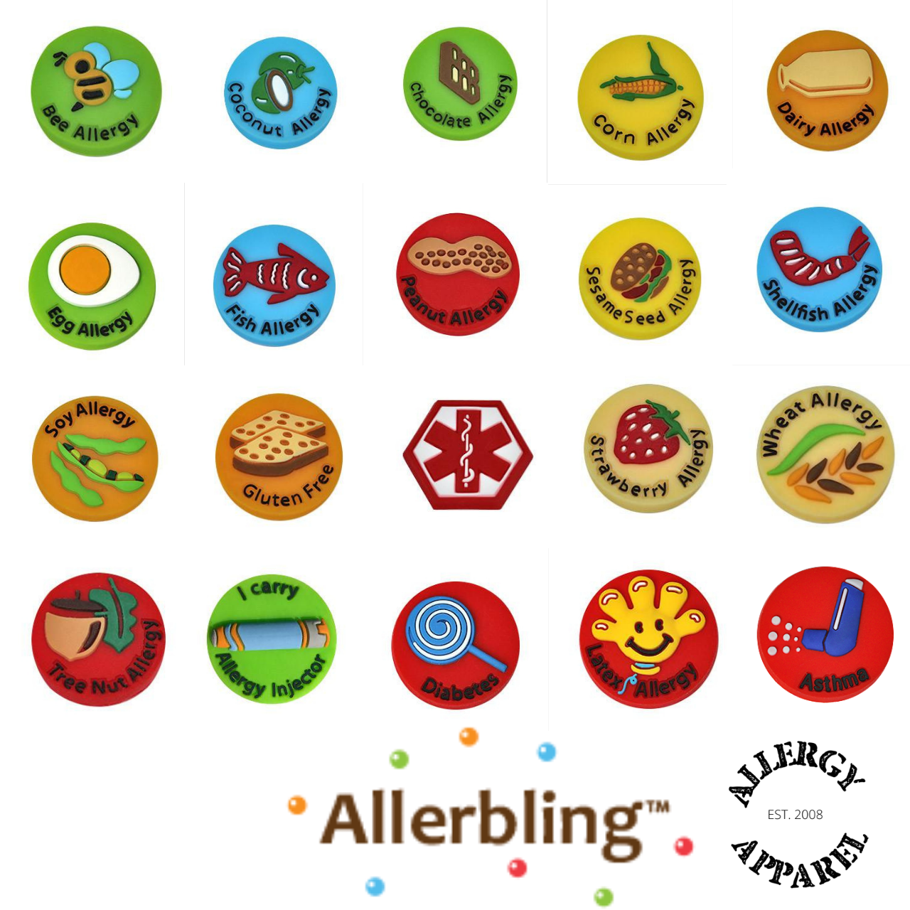 Allerbling Sesame Allergy Bracelet | Allergy Charm for Kids