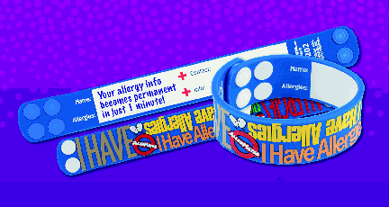 food allergy bracelets kids | allergy bracelets for kids