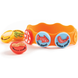 allermates wristbands | allergy bracelets for toddlers