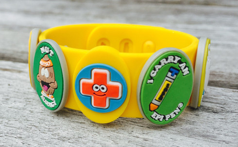 Allermates Multi Charm Allergy Bracelet (Bracelet Only) - Allergy ...