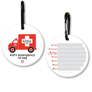 medical alert tags | kids luggage tags | medical id tag