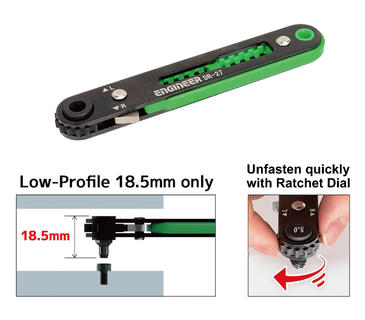 low profile SCREW EXTRACTOR Remover for hex socket head (Allen type ...
