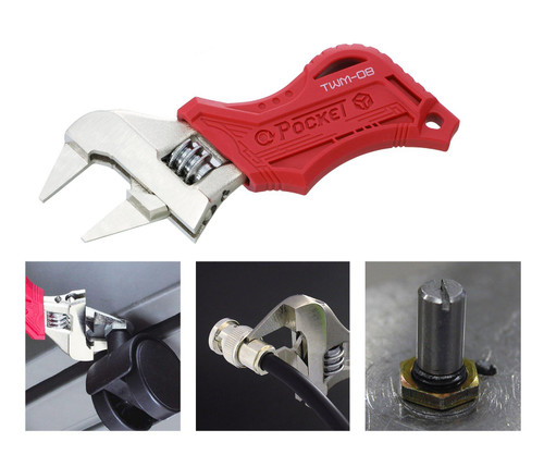 slim-jaw stubby adjustable spanner – ENGINEER TWM-08 - PreciseHandTools.com