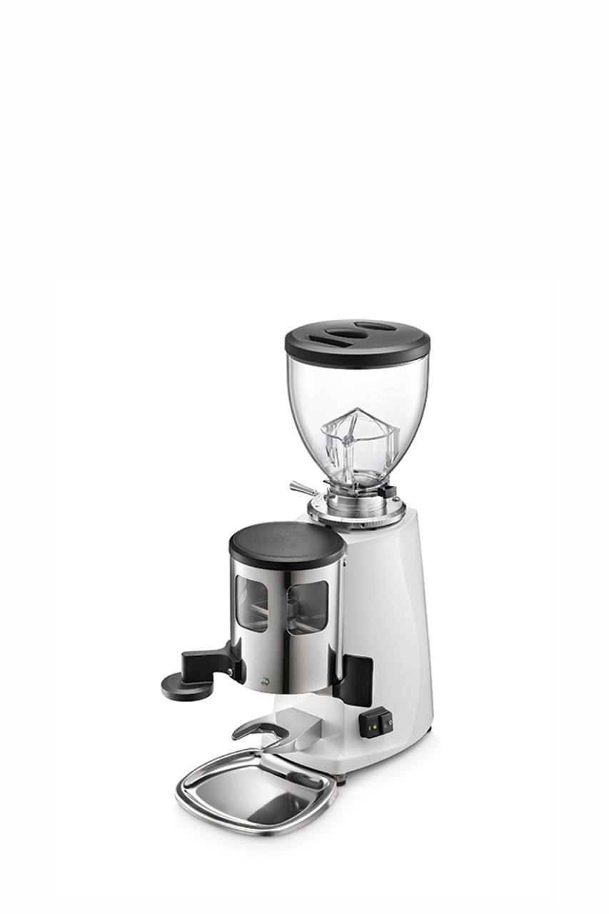 Mazzer Mini Timer White Espresso Grinder - F&O Imports