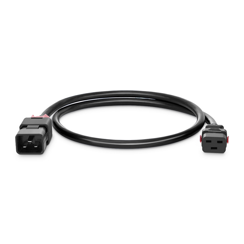 Zonit zLock-zC14-14-aC19-2m, Dual Locking - 14 GA, 3.3FT Power Cord