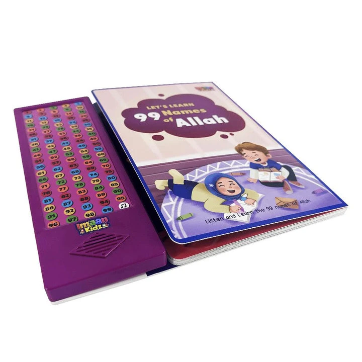 Let's Learn 99 Names of Allah Sound Book - Iman kidz
