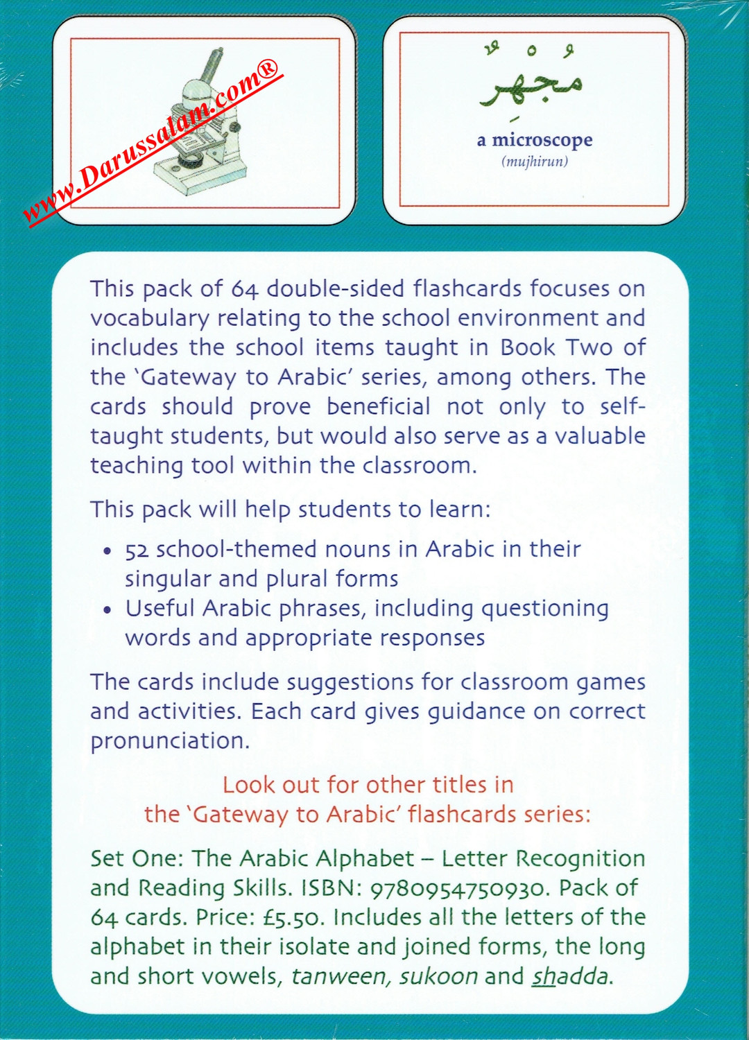 Gateway To Arabic Flashcards Set Two