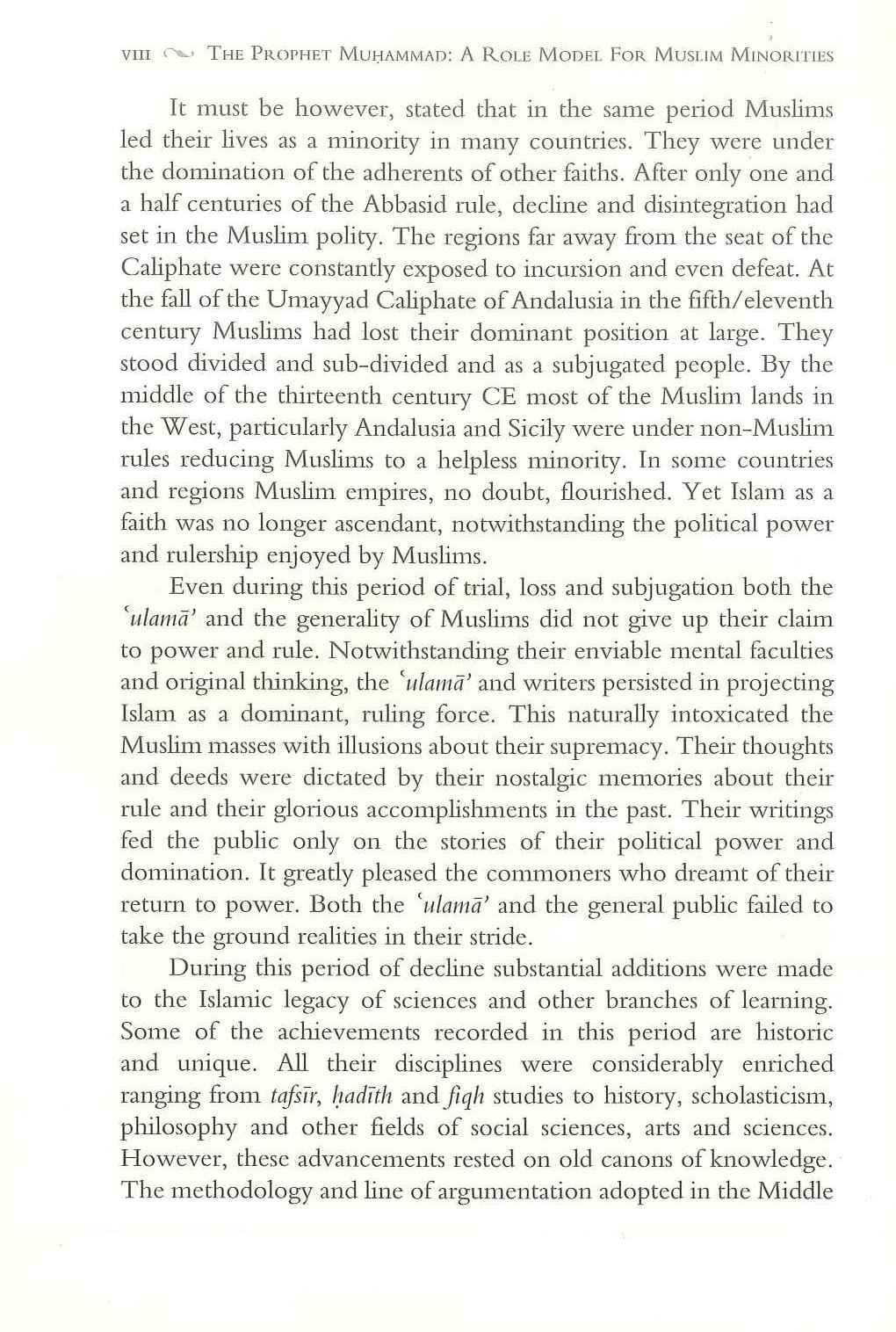 The prophet Muhammad A Role Model For Muslim Minorities