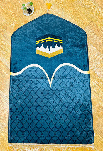 /kabba-design-padded-valvet-prayer-mat-grey/