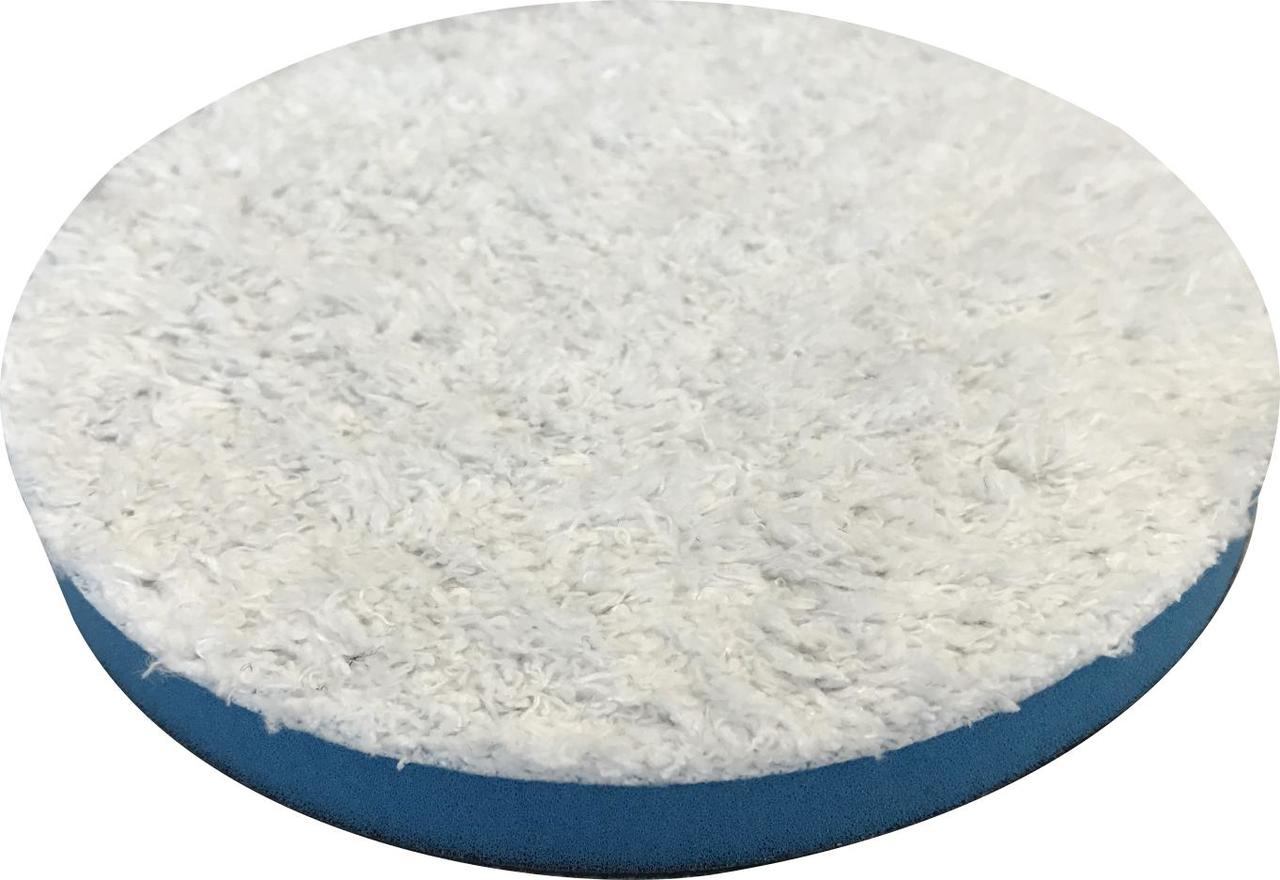 3.5 Inch SM Arnold Blue Microfiber Finishing / Polishing Pads - 2 Pack