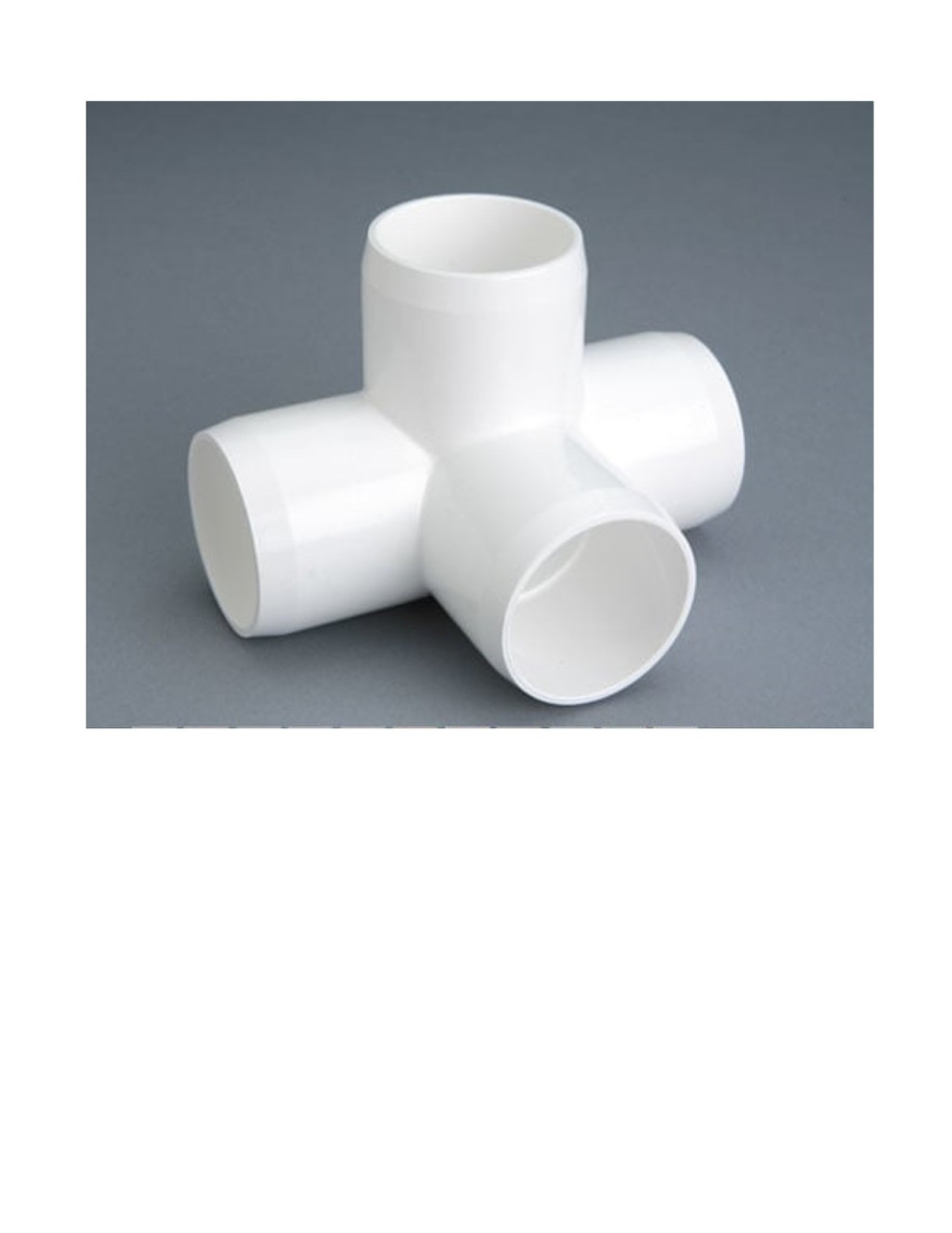 1 1/4" 4 Way Tee $2.95 each