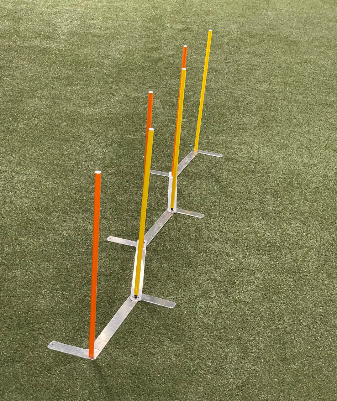 Clip and Go Agility 3-in-1 Weave Pole Bases Set of 6 - Clip and Go Agility