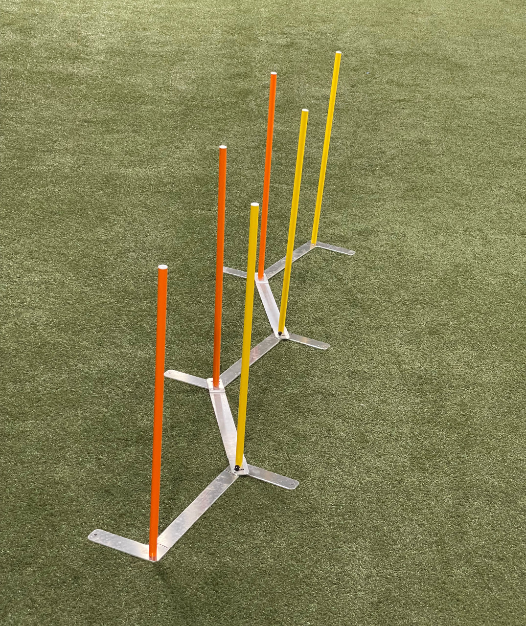 Clip and Go Agility 3-in-1 Weave Pole Bases Set of 6 - Clip and Go Agility