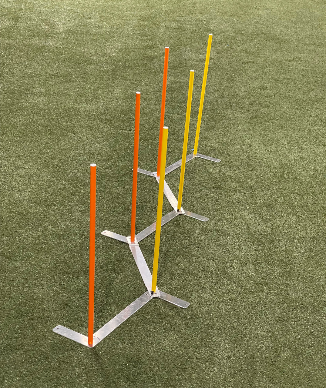 Clip and Go Agility 3-in-1 Weave Pole Bases Set of 6 - Clip and Go Agility