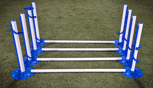 VersaFit set of 4 Cavaletti jumps - Clip and Go Agility