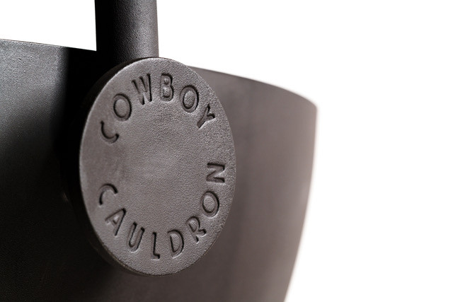 Cowboy Cauldron "The Dude" 24-Inch Diameter Steel Cauldron Fire Pit