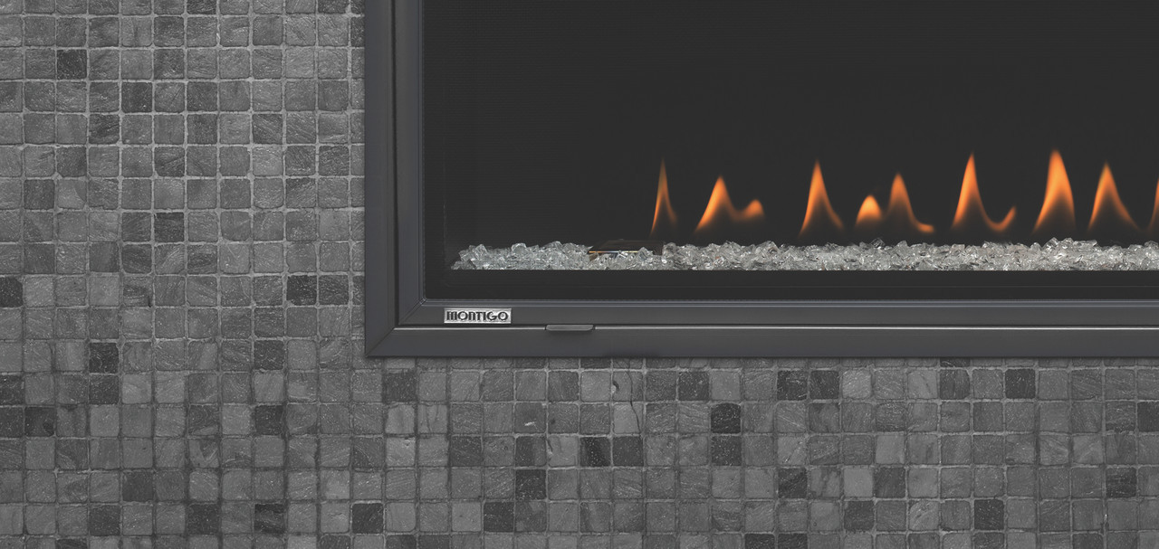 DelRay Linear 48" Direct Vent Gas Fireplace - Basic Model