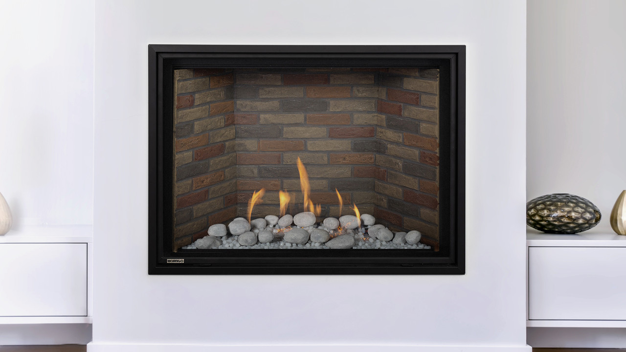 DelRay Square 42" Direct Vent Gas Fireplace - Basic Model