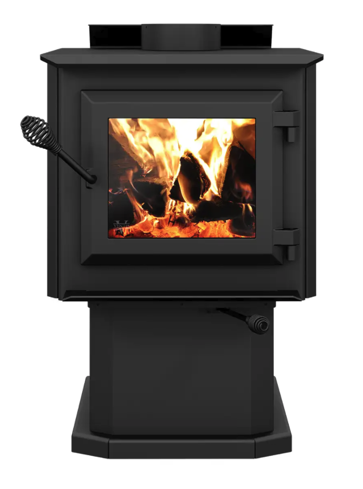 Ventis HES170 Wood Stove, Black