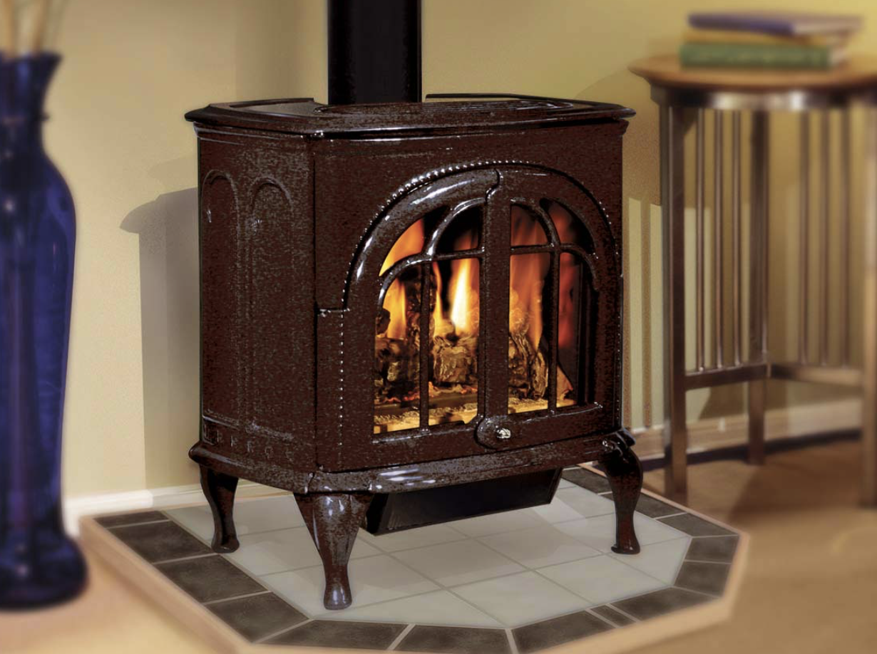 Ironstrike Serefina Cast Iron Direct-Vent Freestanding Gas Stove - CI1500(2500)DVF