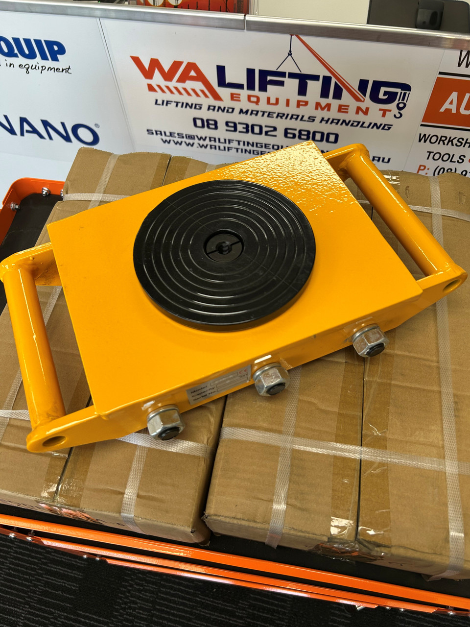 6 Tonne Load Skates – Rubber Top (CTA6) | Heavy-Duty Load Moving