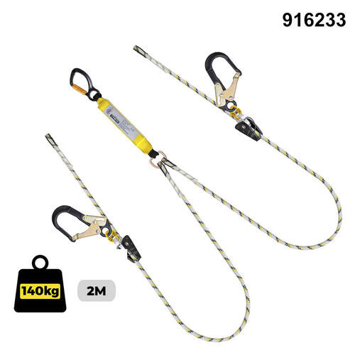 Kernmantle Rope Sharp Edge Double Adjust Aluminum T/A Snap Hook and ...