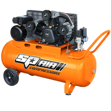 COMPRESSOR - 3HP BELT DRIVE 100LT TANK - West Australian Automotive ...