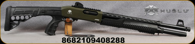 Huglu - 12Ga/3"/18.5" - Atrox Tactic Plus Khaki - Pump Action - Black ...