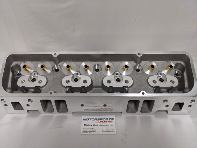 Small Block Chevy Top End Kit, Alum Heads 2.02" 1.60" 64cc, Hydraulic ...