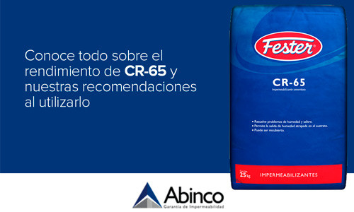 Rendimiento de CR65 - Abinco