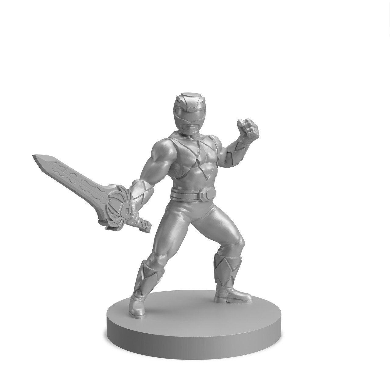 STL Power Rangers Mighty Morphin Red Ranger Mini - Renegade Game ...