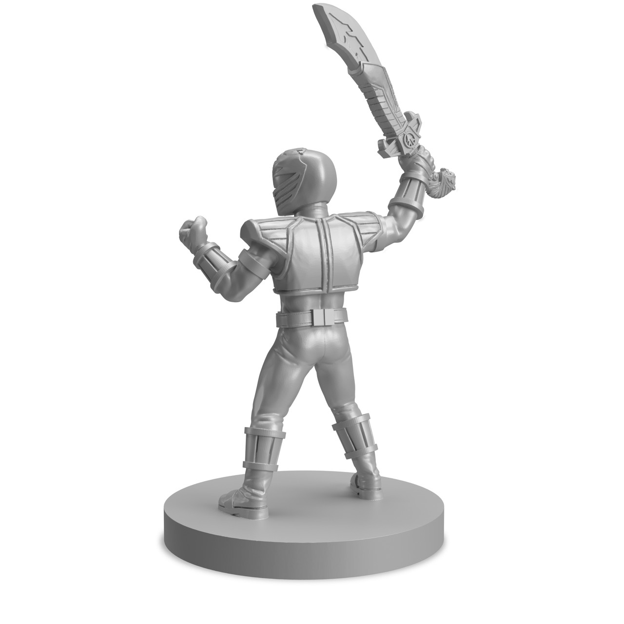 STL Power Rangers Mighty Morphin White Ranger Mini - Renegade Game ...