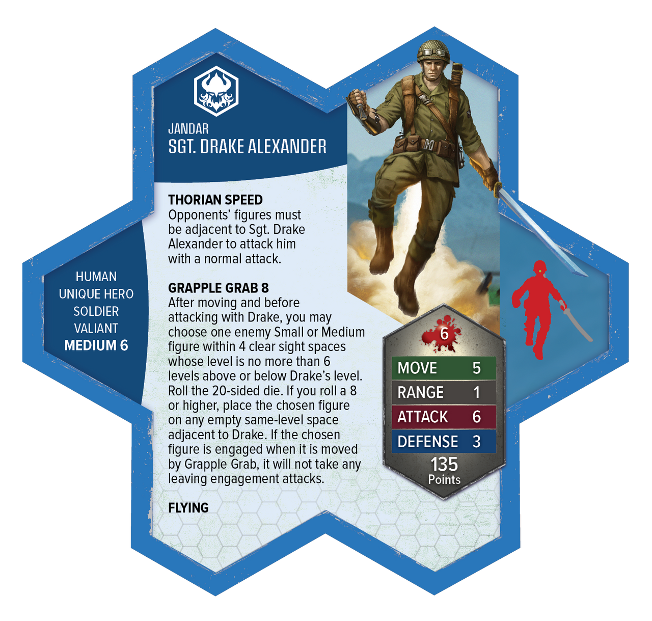 Heroscape: Sgt. Drake Alexander Miniature Promo - Renegade Game Studios ...