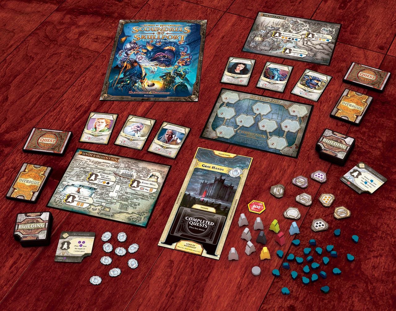 Lords of Waterdeep Scoundrels of Skullport Expansion