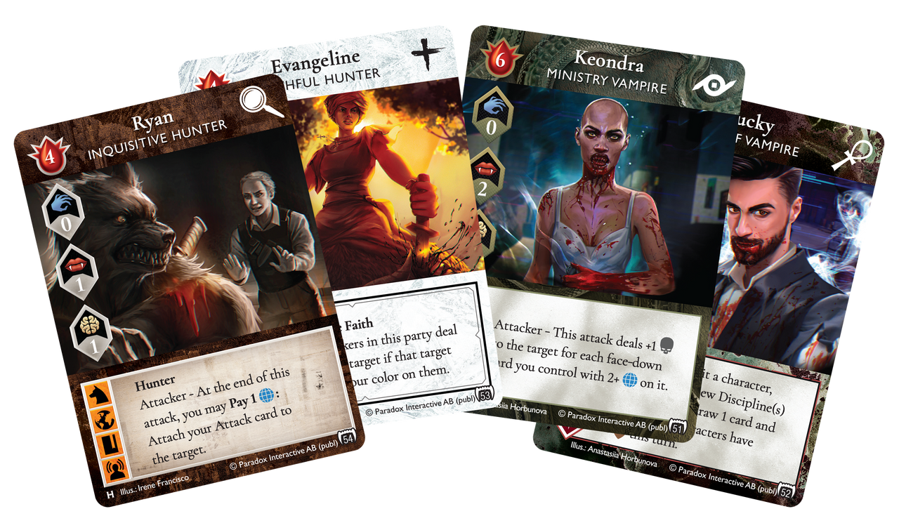 Vampire: The Masquerade Rivals Expandable Card Game Ryan Evangeline ...